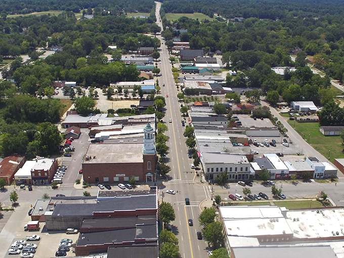 Camden's aerial view reveals the perfect small-town layout &ndash; where getting lost might be the best thing that happens on your day trip.