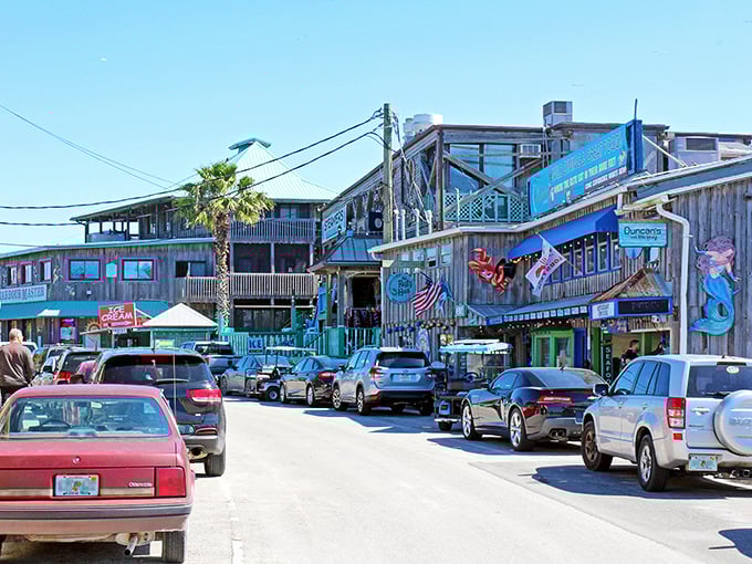 Downtown Cedar Key looks like a movie set where Jimmy Buffett might spontaneously appear for an impromptu concert. Those weathered wooden buildings hold stories older than most Florida condos.