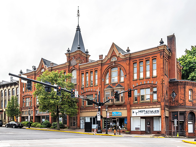 Downtown Bellefonte's historic streetscape feels like a movie set where actual people live. Those brick buildings have witnessed more history than most history books cover.