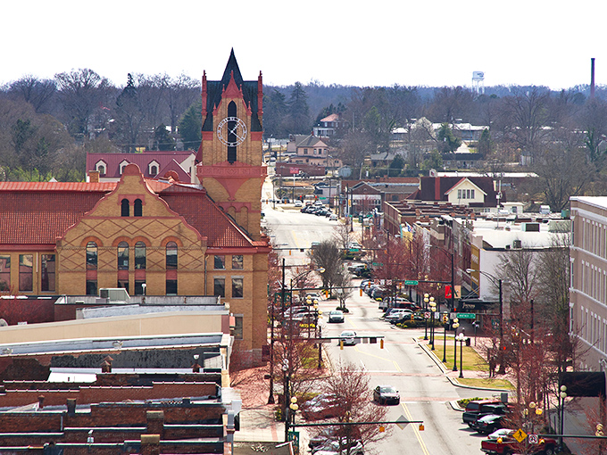 Anderson's downtown stretches like a Norman Rockwell painting come to life, minus the fictional characters.