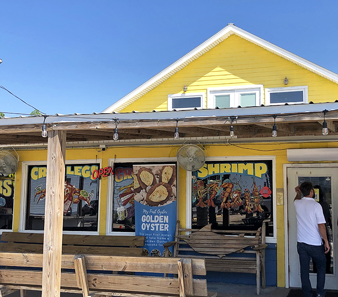 That bright yellow exterior isn't just cheerful &ndash; it's a beacon calling seafood lovers from across Florida.