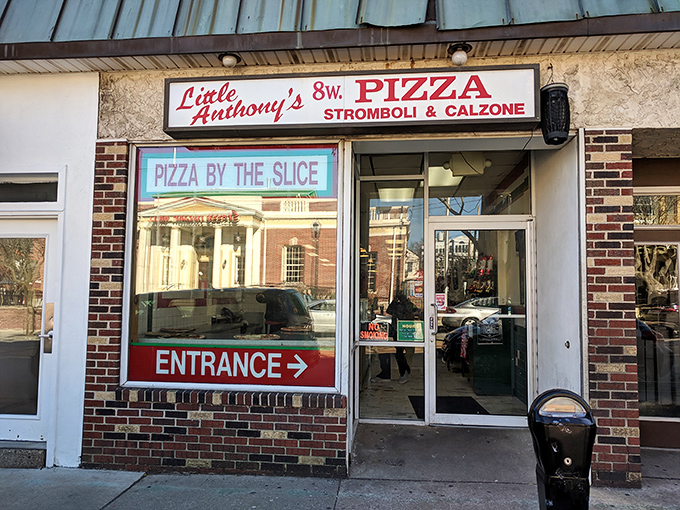 The unassuming storefront that houses culinary greatness. Little Anthony's modest exterior belies the flavor explosion waiting inside this Media treasure.