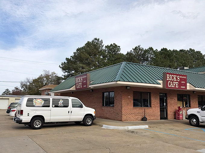 The unassuming brick exterior with its distinctive green roof is like finding a paperback classic in a world of glossy hardcovers &ndash; timeless and reliable.
