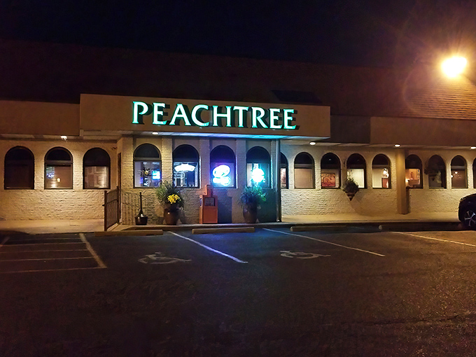 Your breakfast destiny awaits behind this unassuming storefront – no fancy signage needed when the food speaks volumes.