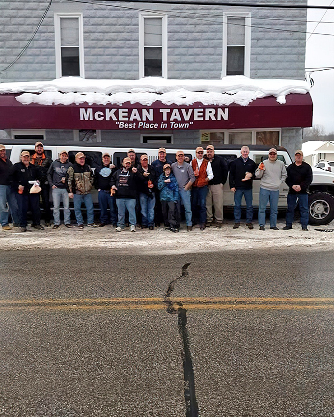 The unassuming stone facade of McKean Tavern promises little but delivers big. Those hanging flower baskets aren't just for show&mdash;they're your first clue this place cares about details. 