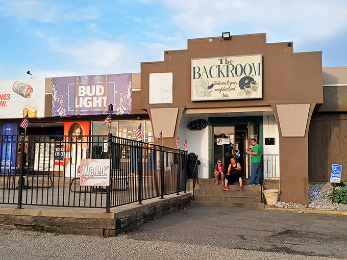 The unassuming exterior of The Backroom might not scream "culinary destination," but locals know better. Some treasures don't need flashy packaging.