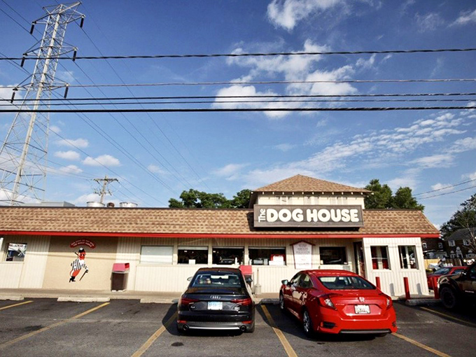 The unassuming exterior of The Dog House in New Castle might not scream "culinary destination," but locals know better than to judge this book by its cover. 