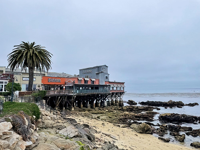 Perched dramatically over Monterey Bay, Fish Hopper looks like it's having a love affair with the Pacific&mdash;a romance you're invited to join.