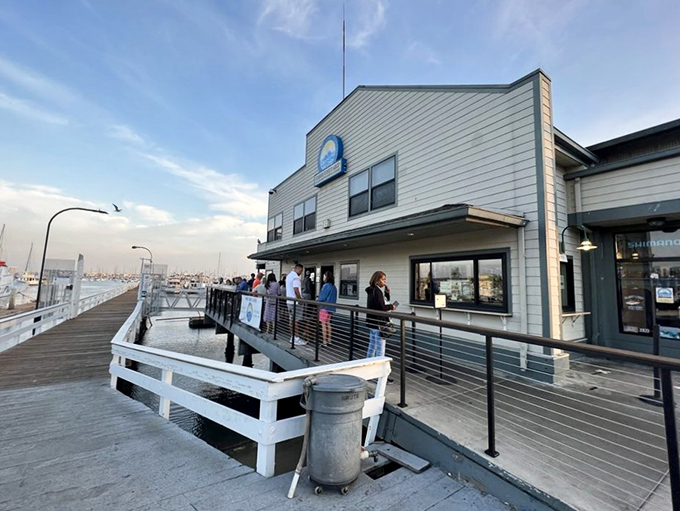 Where ocean meets plate: Mitch's Seafood sits so close to the water, you could practically cast a line from your table. San Diego's harbor views come complimentary with every meal.