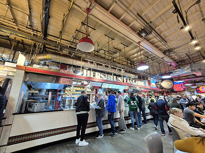 Welcome to sandwich nirvana! Hershel's iconic counter in Reading Terminal Market promises deli perfection with every order.
