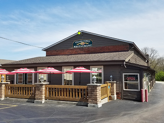 The unassuming exterior of Village Family Restaurant in Waynesville hides culinary treasures within. Sometimes the best meals come from places that don't need fancy facades.