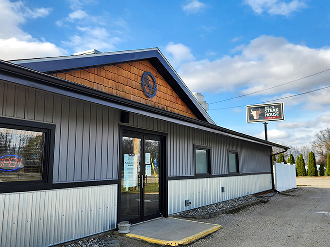 The unmistakable "B" logo crowns this unassuming treasure in Bronson. Like all great steakhouses, Bill's doesn't need flash&mdash;the meat does the talking.