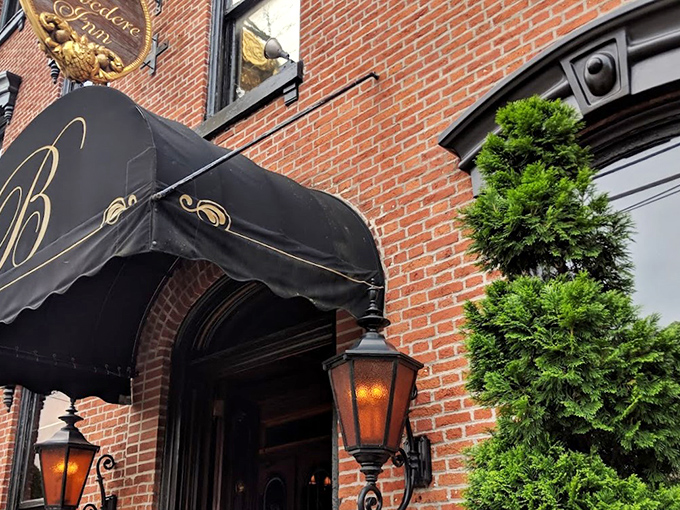 The elegant Victorian fa&ccedil;ade of The Belvedere Inn welcomes you with its signature black awning and seasonal flowers&mdash;Lancaster's version of a warm embrace.