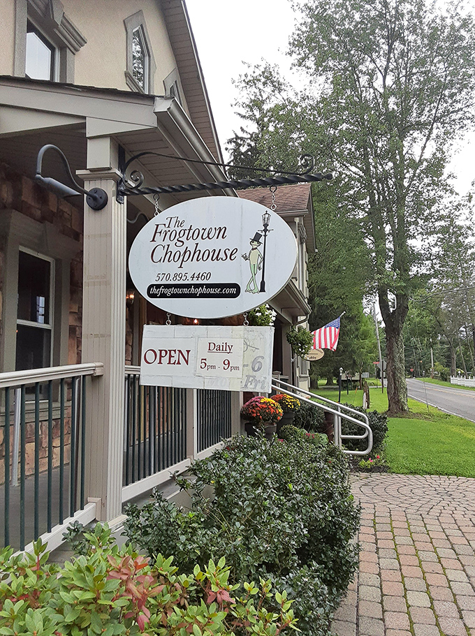 The stately exterior of The Frogtown Chophouse welcomes you like an old friend's country home&mdash;if your friend happened to be a culinary genius with exquisite taste.