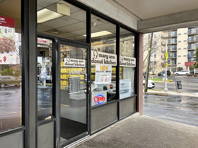 Mary Ann Donut Kitchen stands quietly among its strip mall neighbors, ready to change your entire donut destiny.