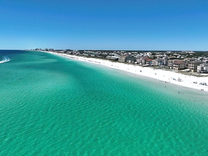The emerald waters of Fort Walton Beach stretch like a painter's dream, where retirement dollars magically stretch just as far.