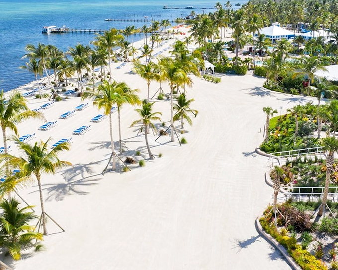 Paradise isn't a myth—it's a place called Islamorada, where palm trees sway and the beach stretches like nature's welcome mat.