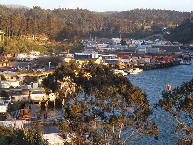 Downtown Fort Bragg captures that perfect small-town coastal vibe&mdash;historic buildings with character, not a chain store in sight, and that magical Northern California light.