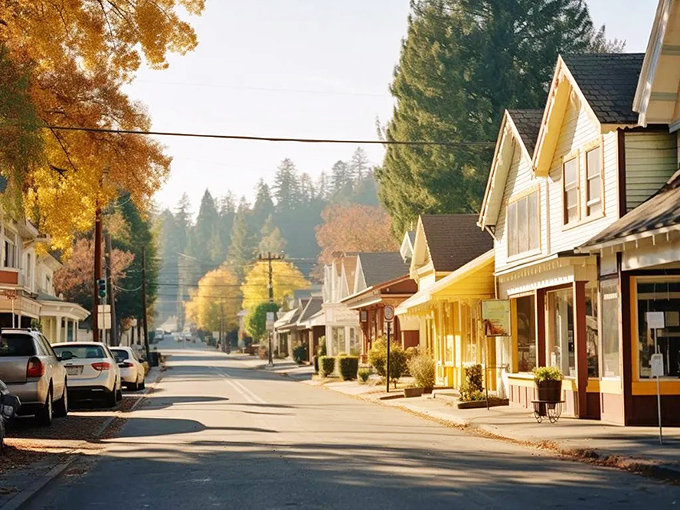 Downtown Grass Valley looks like a movie set where Gold Rush history meets modern charm, minus the dysentery and with better coffee options.