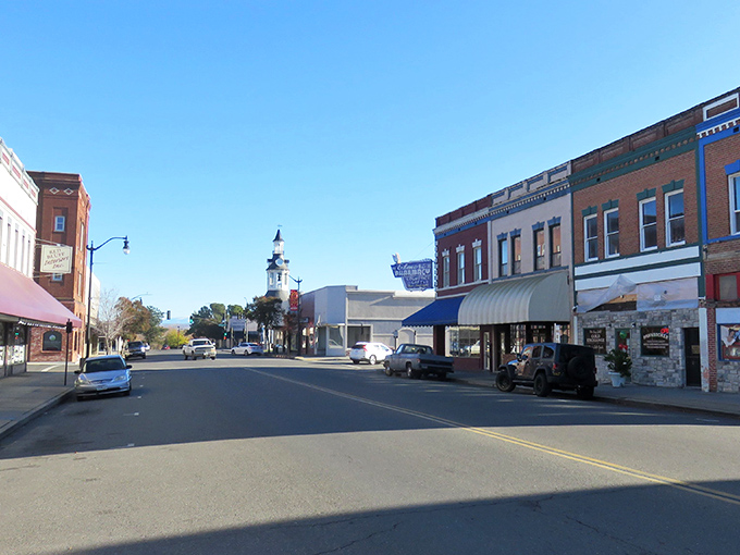 Downtown Red Bluff captures that perfect small-town America vibe, where the clock tower stands sentinel over brick buildings that have stories to tell.