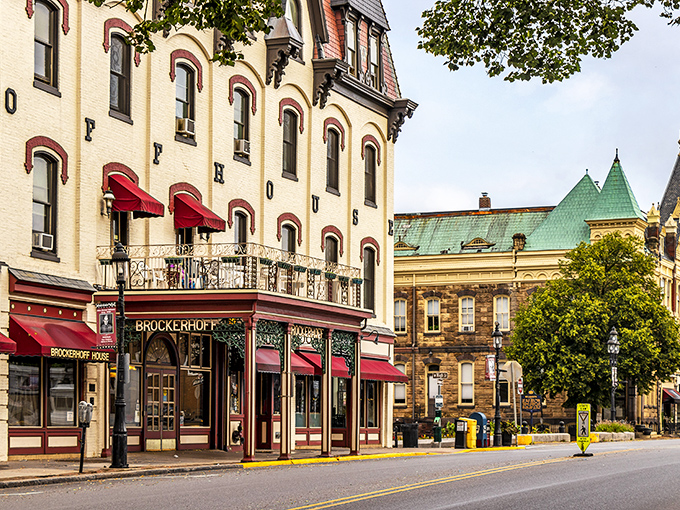 Bellefonte's historic downtown looks like a movie set where the extras are replaced with real people who actually enjoy living there.