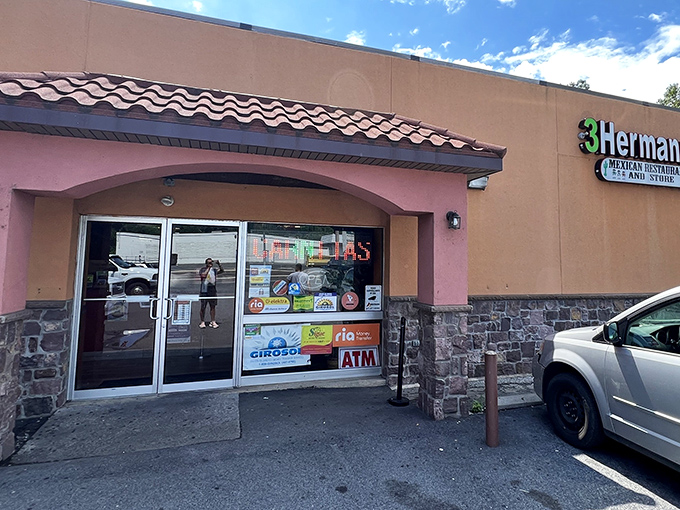 The terracotta-colored exterior might not scream "culinary destination," but locals know better. This unassuming building houses flavor explosions worth crossing county lines for.