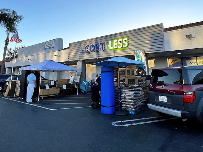 Where bargain-hunting dreams come true! CostLess Wholesale's unassuming exterior hides a wonderland of deals waiting to be discovered.
