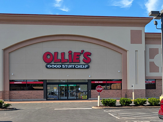 The promised land of bargains beckons with its cheerful red signage and "Good Stuff Cheap" motto that speaks truth.