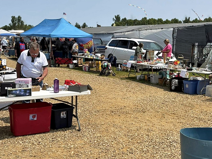 Treasure hunting paradise stretches before you at Reits Flea Market, where one person's castoffs become another's prized discoveries.