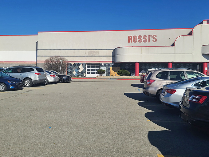 That distinctive red and white facade isn't just architecture &ndash; it's a beacon calling treasure hunters from miles around.