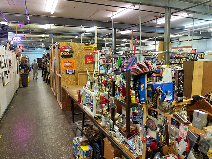 Step into this treasure hunter's paradise where one person's forgotten keepsakes become another's prized discoveries. The adventure begins at the entrance! 