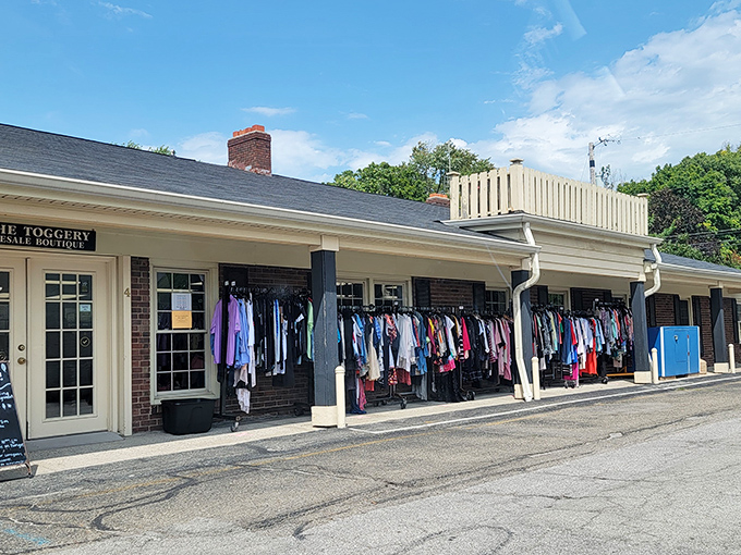 The Toggery's storefront proves that great style doesn't need a fancy address &ndash; just impeccable taste and welcoming doors.