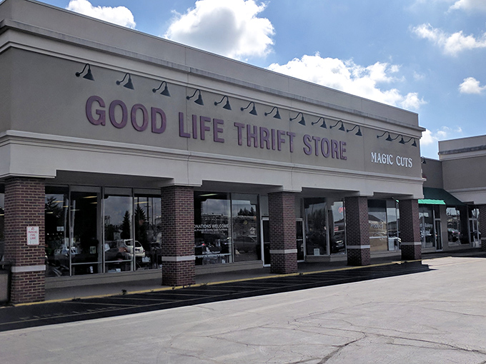 The unassuming storefront of Good Life Thrift Store in Hilliard hides a treasure trove that draws bargain hunters from across Ohio.