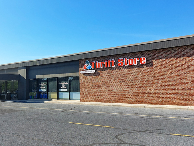 The unassuming brick exterior hides a wonderland of secondhand treasures &ndash; like finding Narnia in a strip mall.