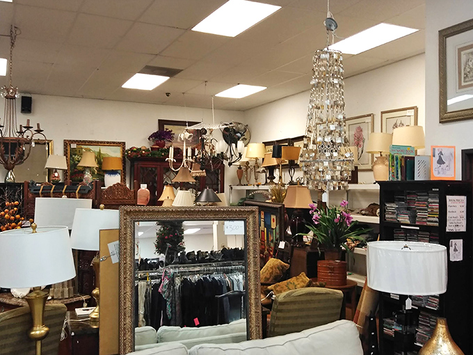 Racks upon colorful racks stretch into the distance like a fashionista's dream. The treasure hunt begins here!