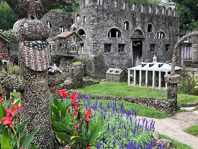 Medieval dreams meet backyard reality in this stunning miniature castle that would make Disney jealous.