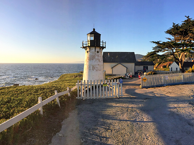 The classic California postcard come to life: Point Montara's lighthouse stands sentinel against the Pacific, while waves crash dramatically below. Budget accommodations with million-dollar views.