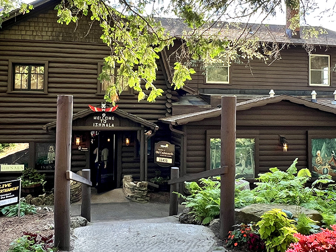 The forest practically hugs this rustic log cabin supper club, where pine-scented air welcomes you to a true Wisconsin dining adventure.