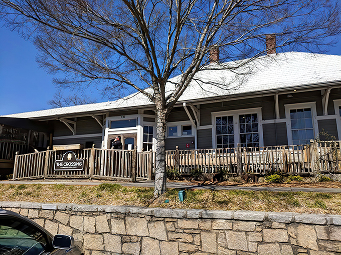 This charming Norcross gem hides behind an unassuming facade that whispers "culinary secrets within."