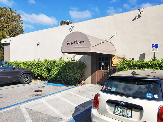 Palm trees stand guard at this unassuming red-roofed treasure, where South Miami locals know breakfast dreams come true.