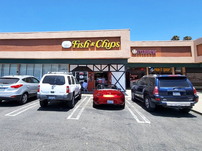 The unassuming storefront belies the culinary treasures within. Like finding Shakespeare in a strip mall, Union Jack's modest exterior hides its fish-frying genius.
