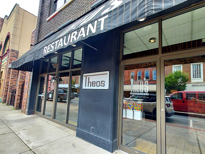 The unassuming storefront of Theo's Restaurant in downtown Cambridge might not stop traffic, but locals know this modest exterior hides culinary treasures within.