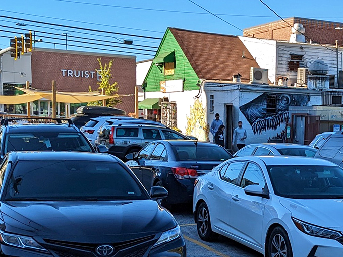 The unassuming exterior of Home grown GA hides culinary treasures within, like a Southern speakeasy where the password is "hungry."