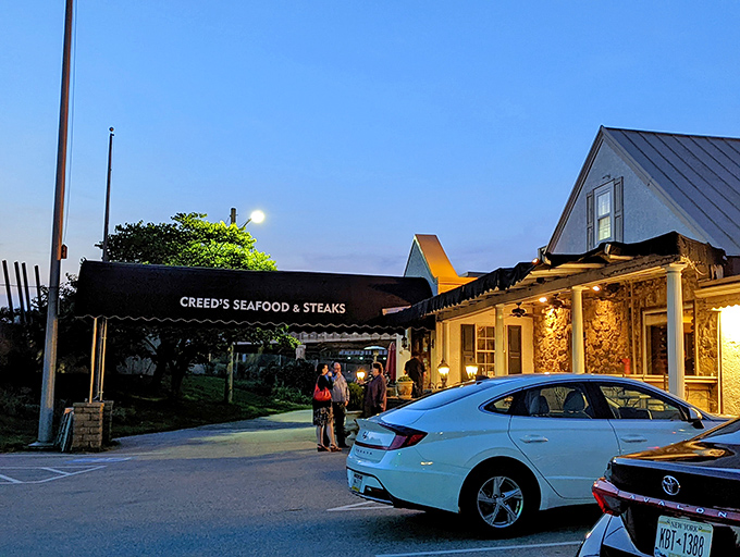 The unassuming exterior of Creed's hides culinary treasures within, like finding a pearl inside an oyster shell.