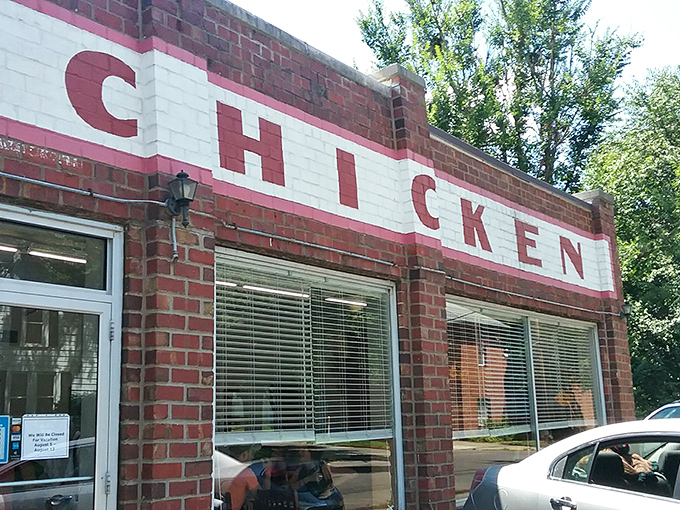 The iconic brick exterior of Miller's Chicken in Athens announces itself with no-nonsense simplicity. This is a place that lets its food do the talking.
