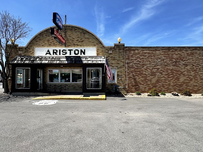 This unassuming brick facade has been luring hungry travelers off Route 66 for generations of satisfied appetites.