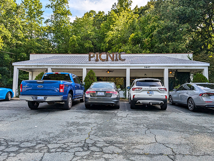 The unassuming white facade of Picnic belies the flavor explosion waiting inside. Like finding a winning lottery ticket in your jeans pocket - unexpected and absolutely delightful.
