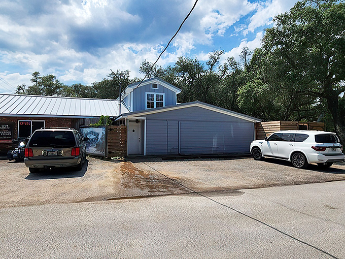 The unassuming brick exterior of The Point Restaurant proves once again that Florida's best seafood treasures often hide in plain sight.
