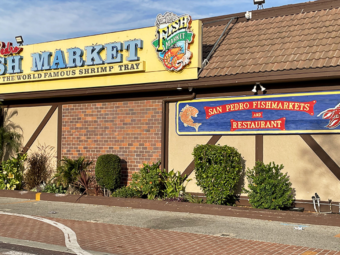 The unassuming exterior of San Pedro Fish Market hides seafood treasures that would make Neptune himself skip his diet.