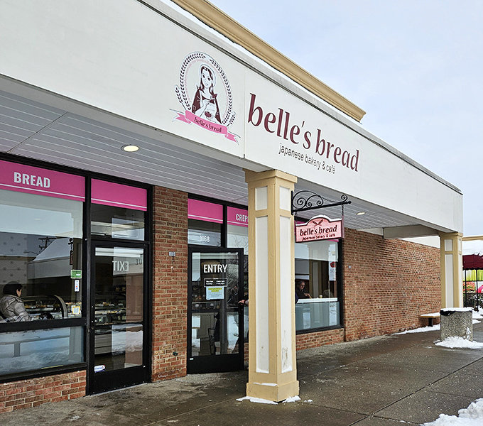 The unassuming storefront of Belle's Bread beckons with promises of Japanese pastry perfection. Who knew Columbus was hiding this gem?